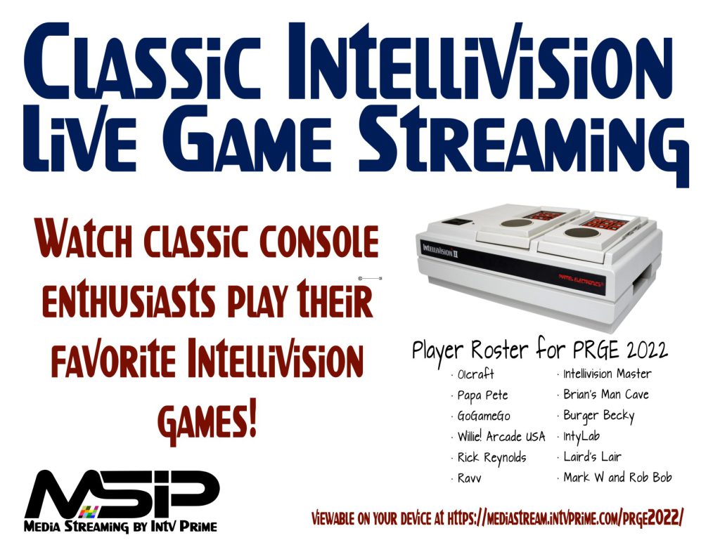 Media Stream Hosting for Intellivision Gaming - Intv Prime